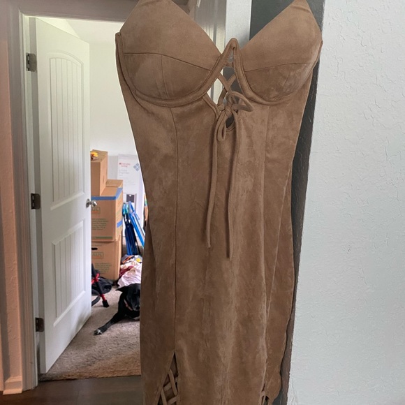 privy | Dresses | Privy Suede Dress | Poshmark